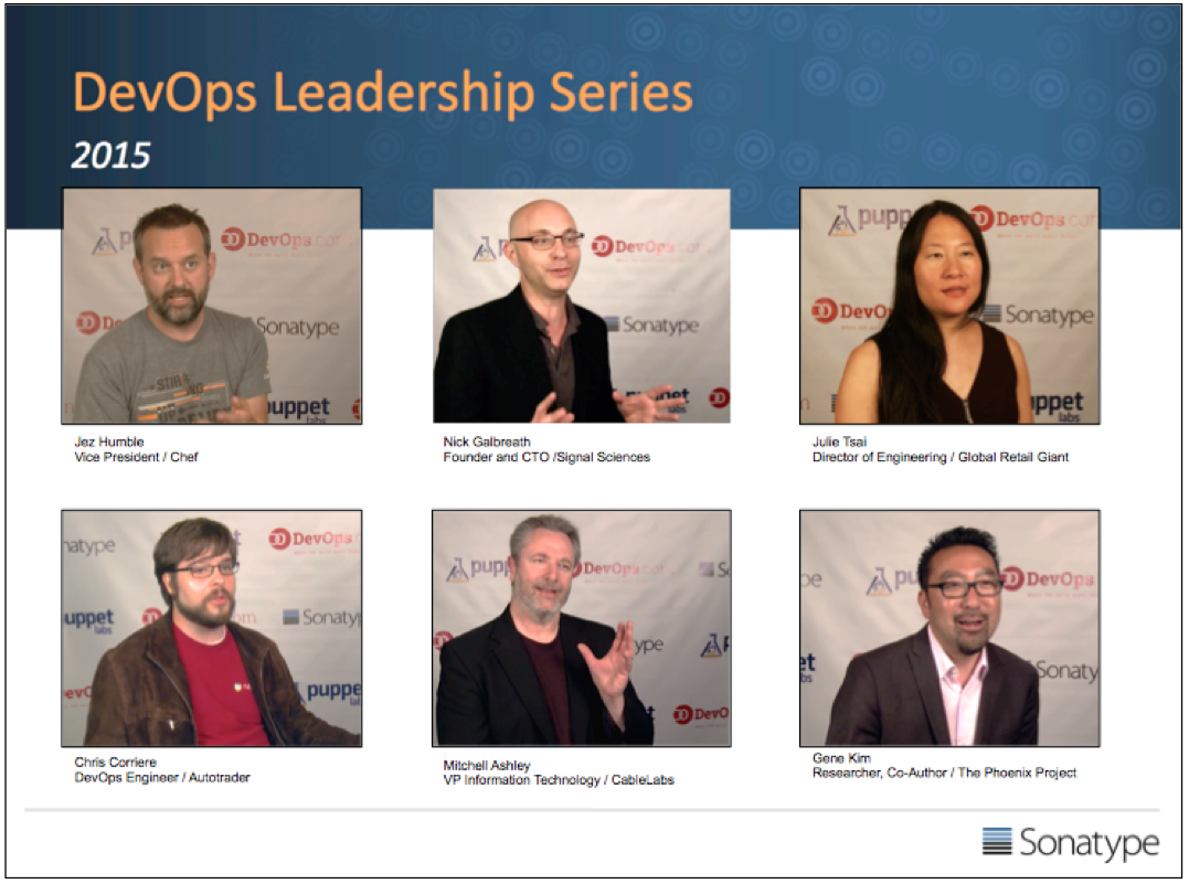 DevOps leadership series 2015